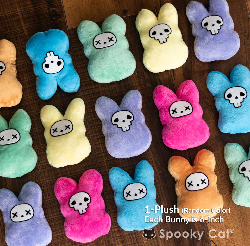 6-inch Spooky Bunny Plush (Random Color) – Spooky Cat Press