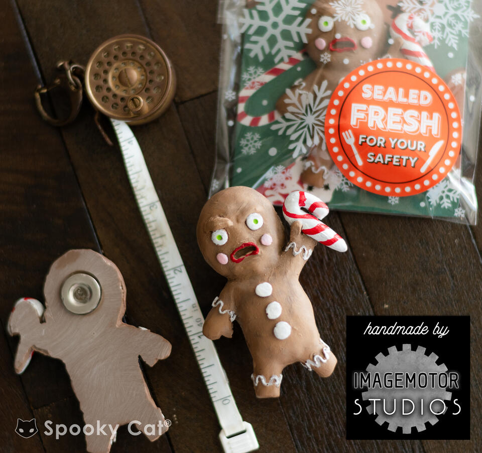 Gingerdead Magnets – Spooky Cat Press