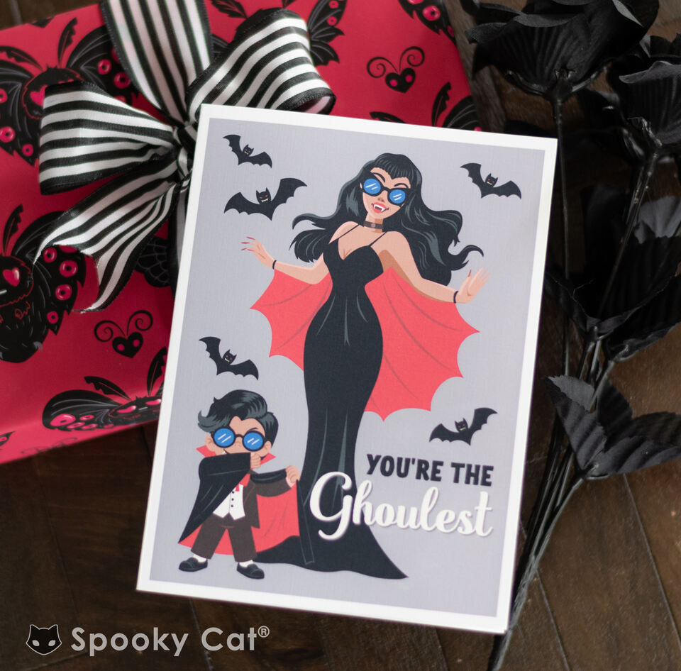 Vintage Vamp Mother’s Day Card – Spooky Cat Press