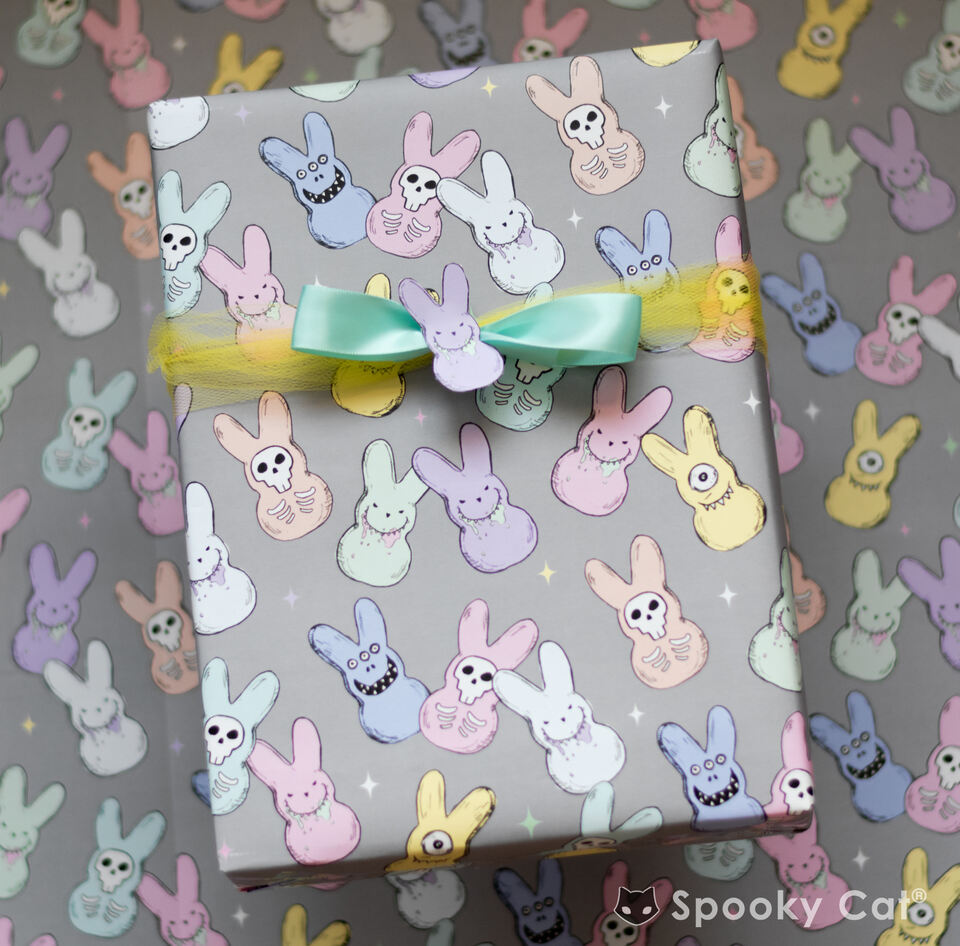 Spooky Peeps Easterween Gift Wrap – Spooky Cat Press