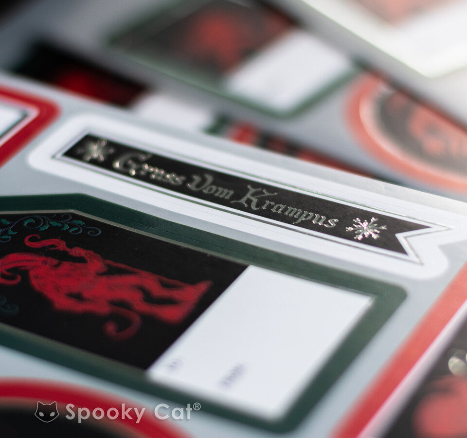 Krampus Gift Tag (Booklet) – Spooky Cat Press