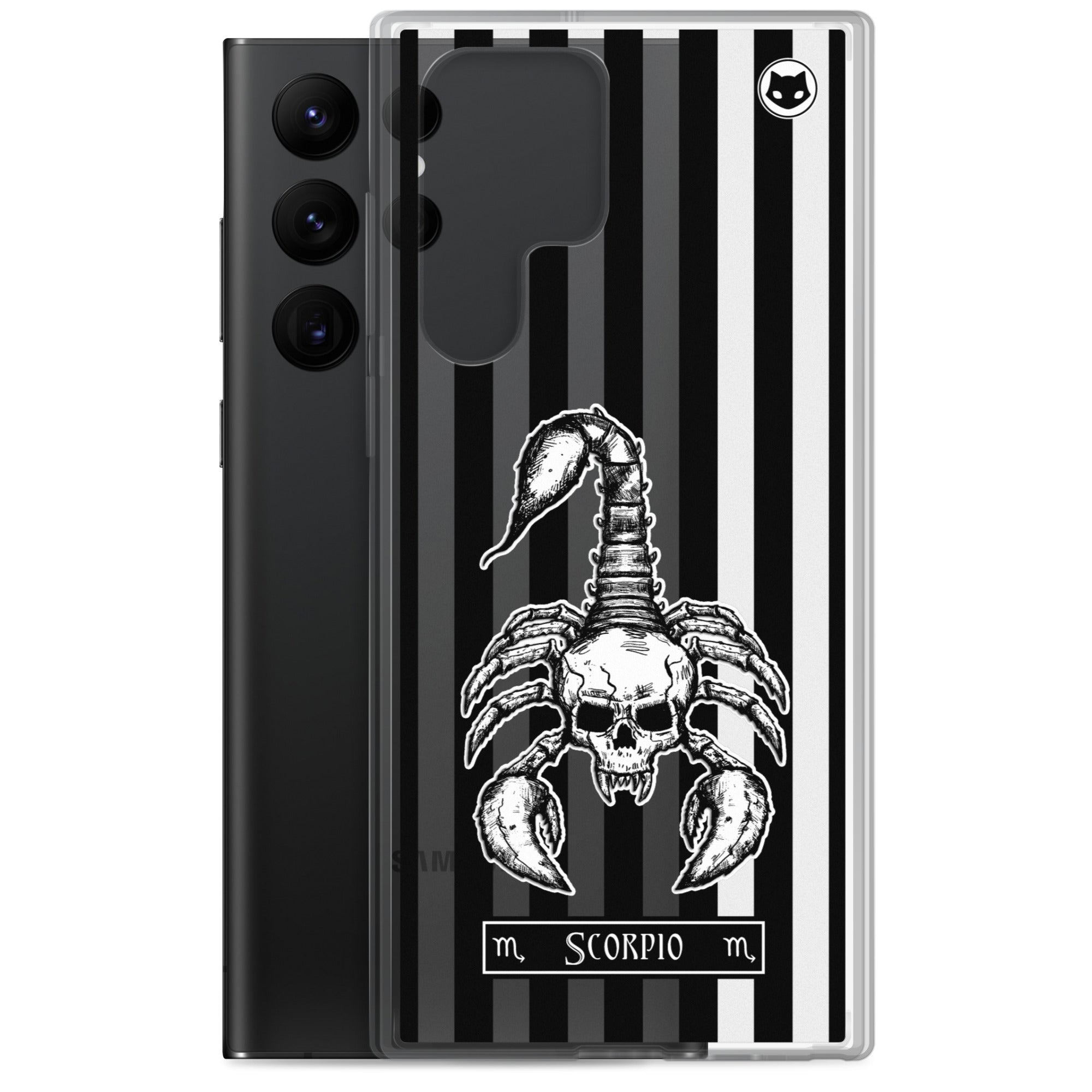 Scorpio Zodiac Samsung Case (Clear) – Spooky Cat Press